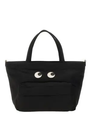 ANYA HINDMARCH Mini "eyes" Tote Bag - Black