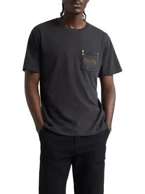 PHIPPS Hard Workwear Pocket Graphic T-shirt - Black