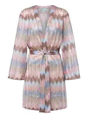 Melissa Odabash Anna Zig Zag Stripe Beach Cover-up - Multicoloured