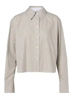 Proenza Schouler Checked Cotton Shirt - Grey