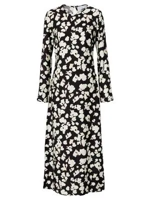 Proenza Schouler Waverly Twill Midi Dress - Black