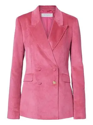 Gabriela Hearst Angela Cotton Corduroy Blazer - Pink