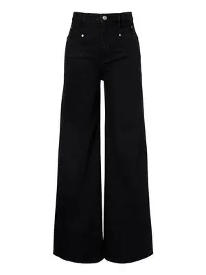Isabel Marant Lemony Wide-leg Jeans - Black
