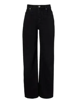Isabel Marant Dromie Mid-rise Straight Jeans - Black