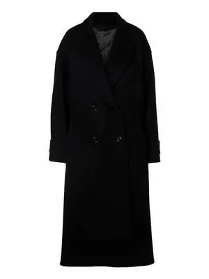 Isabel Marant Winry Wool And Cashmere Coat - Black