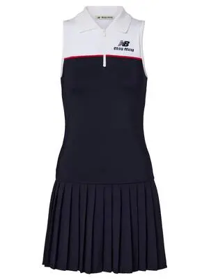 Miu Miu X New Balance Jersey Tennis Dress - Blue