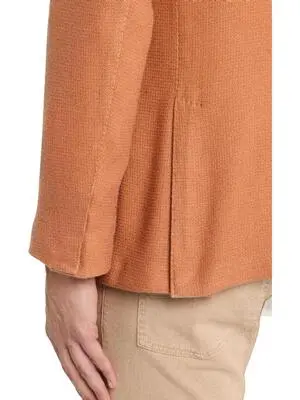 Boglioli Men & Apos;s Textured Cashmere Two-button Blazer Orange
