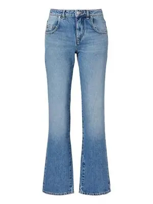 Isabel Marant Étoile Dromie Mid-rise Straight Jeans - Blue