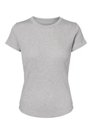 Isabel Marant Étoile Taomi Ribbed-knit Cotton Jersey T-shirt - Grey