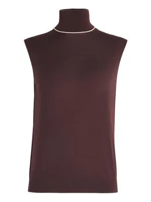 ELEVENTY Wool Sleeveless Top