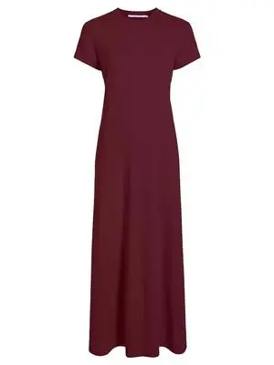 Proenza Schouler White Label Noelle Short-sleeve Maxi Dress - Red