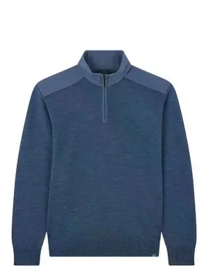 Paul & Shark Half-zip Detail Sweater - Blue