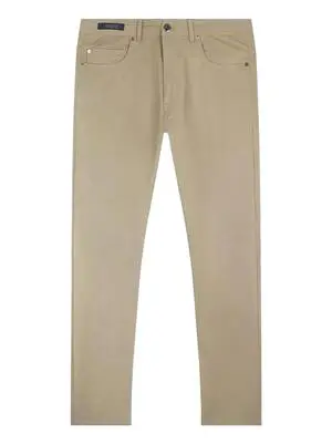 Paul & Shark Five-pocket Stretch Cotton Trousers - Neutrals