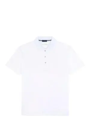 Paul & Shark Shark Fin Embroidery Polo Shirt - White