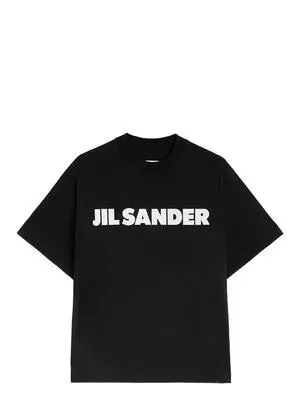 JIL SANDER Logo-print Short-sleeve T-shirt - Black