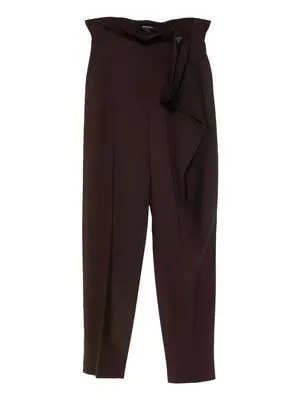 Rochas Draped Trousers - Brown