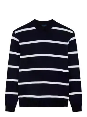 Paul & Shark Striped Crewneck Sweater - Blue