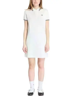 FRED PERRY Polo-Collar Mini Dress