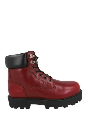 Givenchy Storm Lace-up Boots - Red