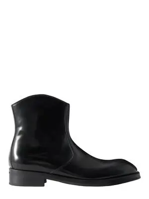 LEMAIRE Leather Boots - Black