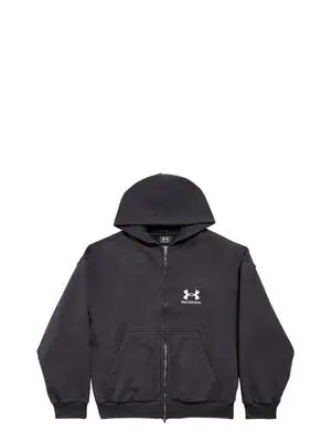 Balenciaga X Under Armour Zip-up Hoodie - Black