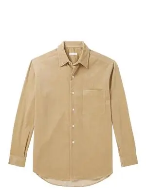 KAPTAIN SUNSHINE Suvin Cotton-corduroy Shirt - Brown