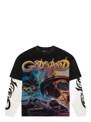 GODSPEED F1 Dreams Layered T-shirt - Black
