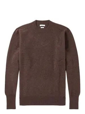 KAPTAIN SUNSHINE Brushed-cashmere Sweater - Brown