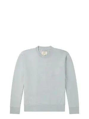 Folk Anniversary Organic Cotton-jersey Sweatshirt - Gray