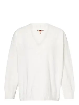 Eberjey Oversized Fit Bouclé Jumper - Ivory