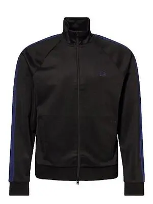 Fred Perry Taped High-neck Woven Track Jacket - Black