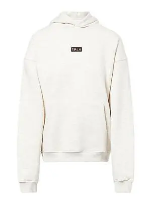 TALA Oversized Cotton-jersey Hoody - Oat Marl