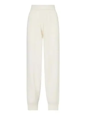 Calvin Klein Lounge Slim-leg Plush-terry Jogging Bottoms - Ivory