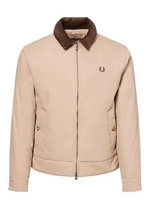 Fred Perry Caban Padded Cotton-blend Jacket - Warm Oat