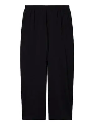 Emporio Armani Jersey Trousers With Elasticated Waist - Black