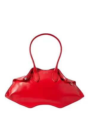 Alexander McQueen Manta Leather Shoulder Bag - Red