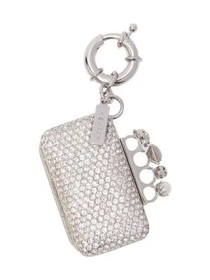 Alexander McQueen Knuckle-duster Bag Charm - Silver