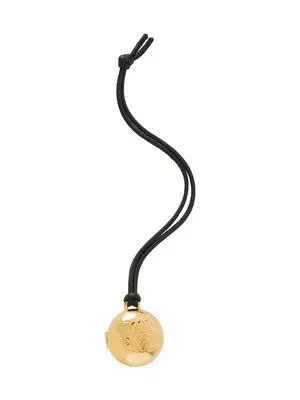 Loewe Anagram Pebble Bag Charm - Gold