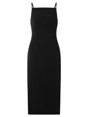 Givenchy Crepe Midi Dress - Black