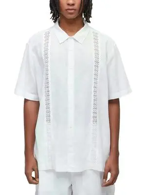 OSKLEN Embroidered-panel Shirt