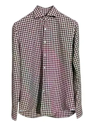 XACUS Checked-pattern Shirt - Red