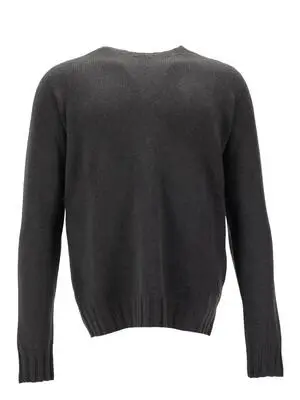 LA ROSE Crew-neck Sweater - Grey