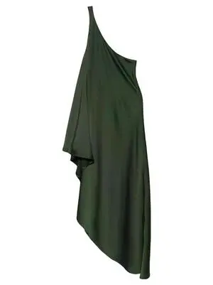 Norma Kamali One-shoulder Dress - Green