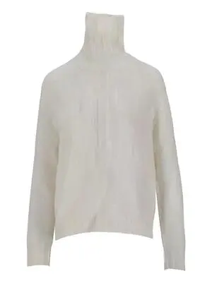 LA ROSE Roll-neck Sweater - Neutrals