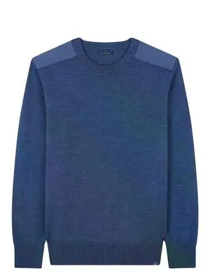 Paul & Shark Typhoon Detail Crewneck Sweater - Blue