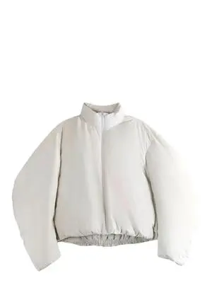 AMOMENTO Zip-up Jacket - White