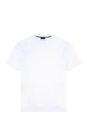 Paul & Shark Shark Fin Embroidery Cotton Jersey T-shirt - White