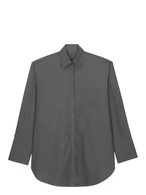 THE FRANKIE SHOP Pocket Helena Shirt - Grey
