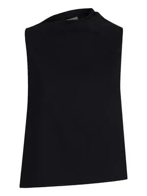 VINCE Asymmetric Draped Top