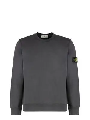 Stone Island Sweatshirt In Cotton - Yellow